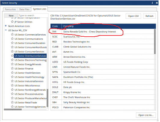 Symbol List from CSV File - Optuma Scripting - Optuma Community